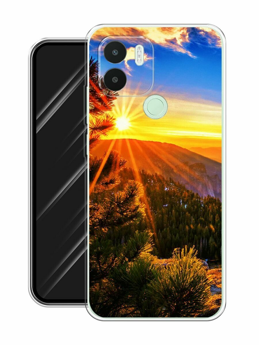 Чехол на Xiaomi Redmi A1+/Redmi A2+/Poco C51/C50 / Редми A1+ с принтом Восход 4 — фото 1