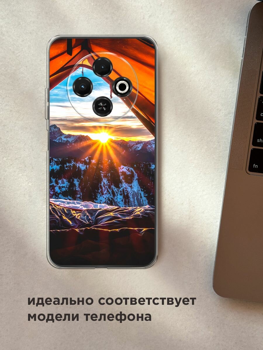 Чехол на Tecno Spark 30C / Текно Спарк 30C с принтом "Горы 7" — фото 1