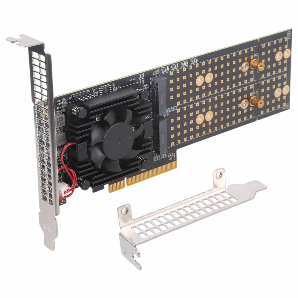 Четырехканальная плата расширения NVME plx8747 без разделения