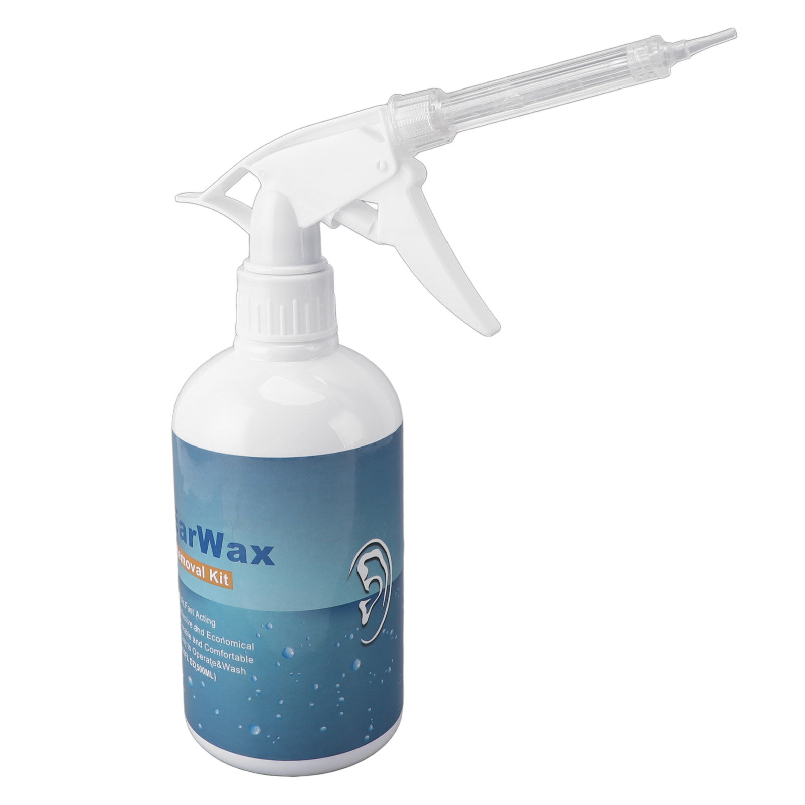 Набор для удаления ушной серы объемом 500 мл с бутылочкой для чистки ушей, ушной грушей, шприцом для удаления ушной серы, инструментом для чистки ушей для улучшения четкости слуха