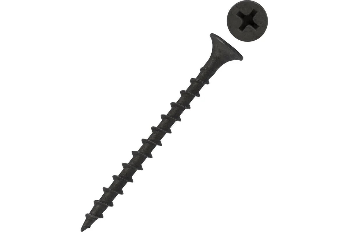 Клинский метизный завод саморез 3.5х25 крупный-редкий шаг фосфат упаковка 2 кг СКР003525-1