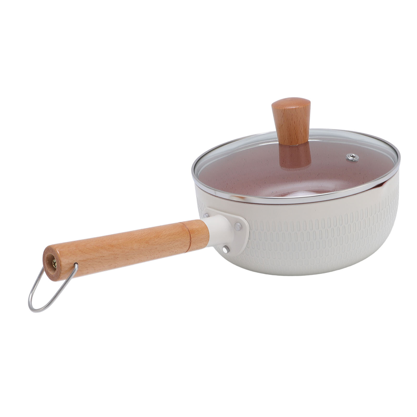 Небольшая кастрюля с антипригарным покрытием, многоцелевая, устойчивая к высоким температурам, кастрюля для приготовления пищи для дома 18 см / 7,09 дюйма