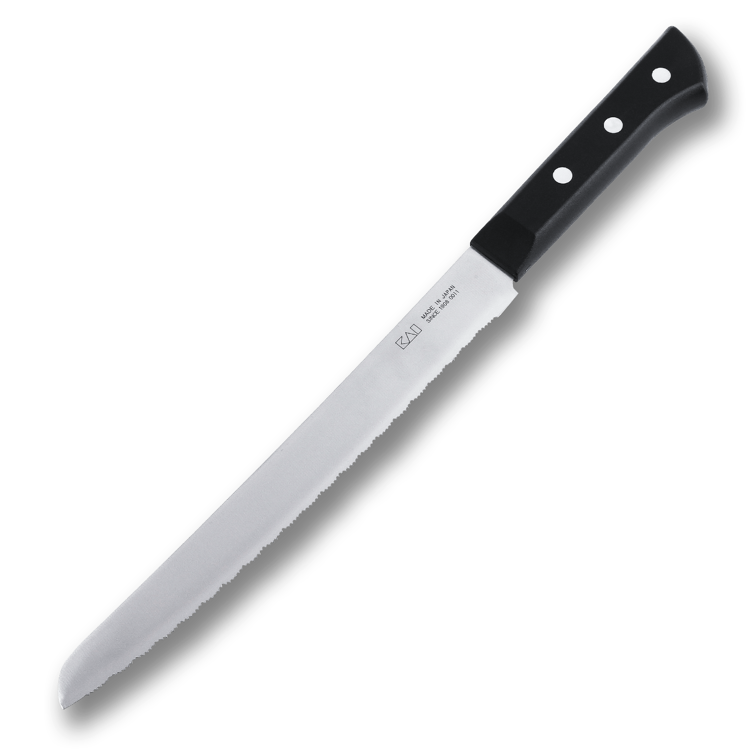 Нож кухонный специальный для замороженных продуктов AB-5426 Seki Magoroku Wakatake 210 мм, высокоуглеродистая сталь, рукоять ABS пластик.