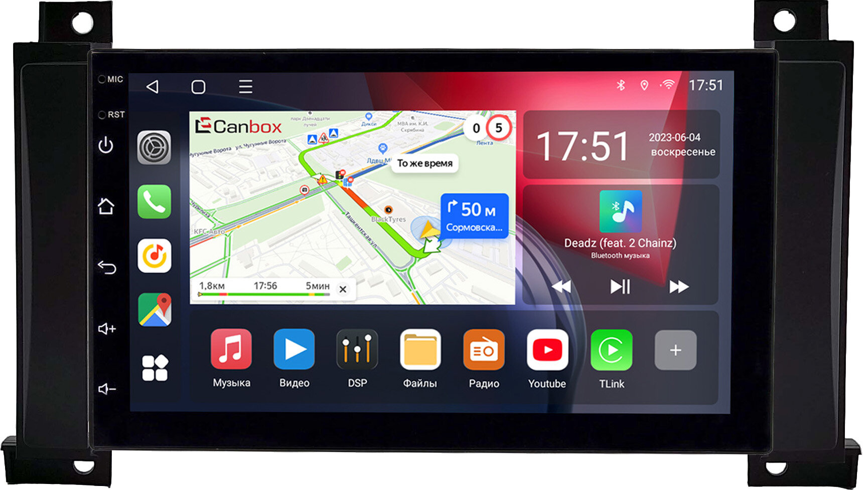 Штатная магнитола Jeep Grand Cherokee 4 (WK2) 2010-2013 Canbox L-Line 4476-RP-11-189-515 Android 10 (4G-SIM, 3/32, TS18, DSP, QLed)