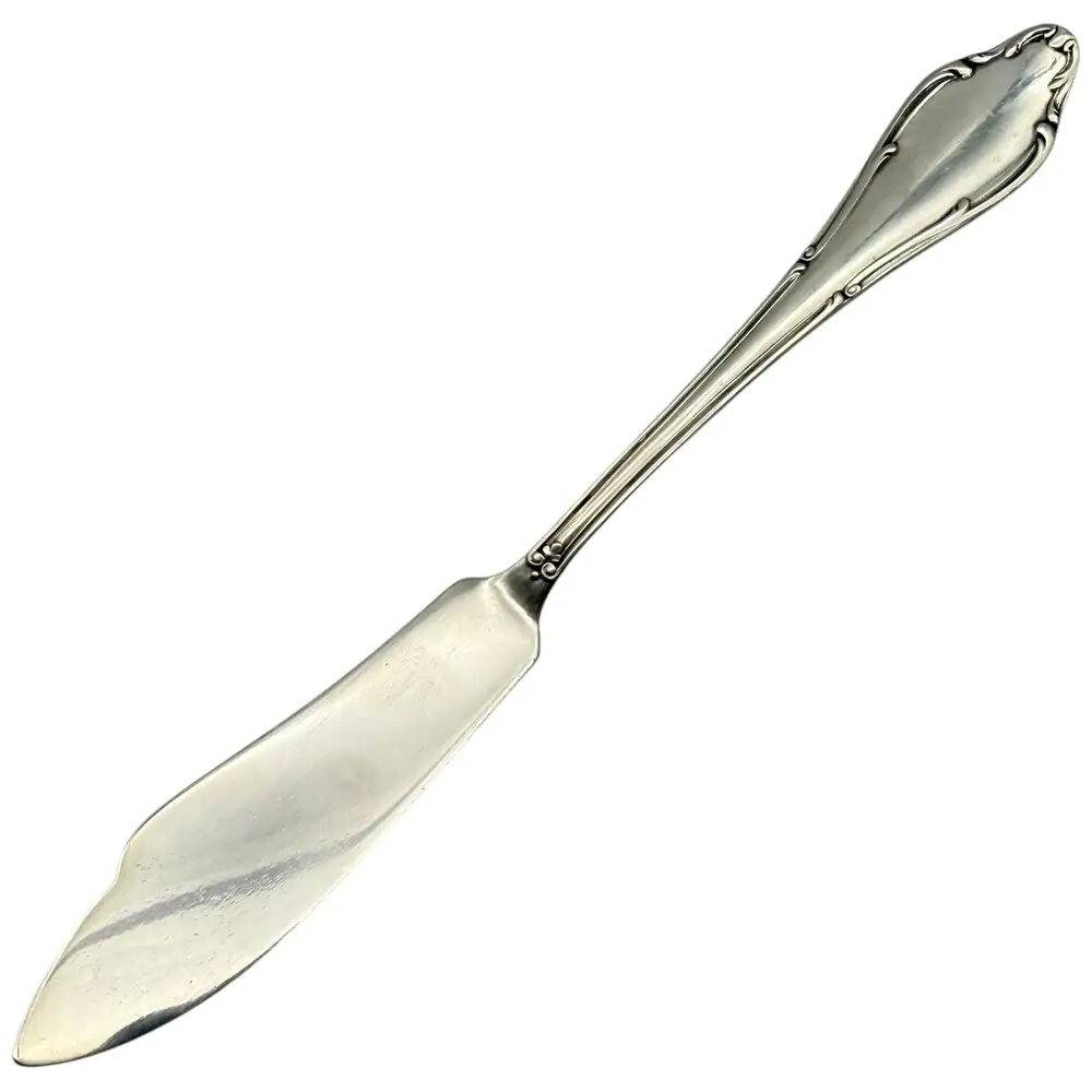 Нож сервировочный, 20 см, посеребрение 100, 1950-1958 гг, Wellner, Германия