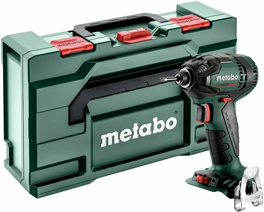 Аккумуляторный ударный гайковерт Metabo SSD 18 LTX 200 BL (602396840), без АКБ И ЗУ