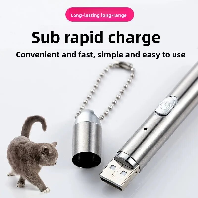 Лазер для зарядки через USB Инфракрасный лазер для кошек и домашних животных