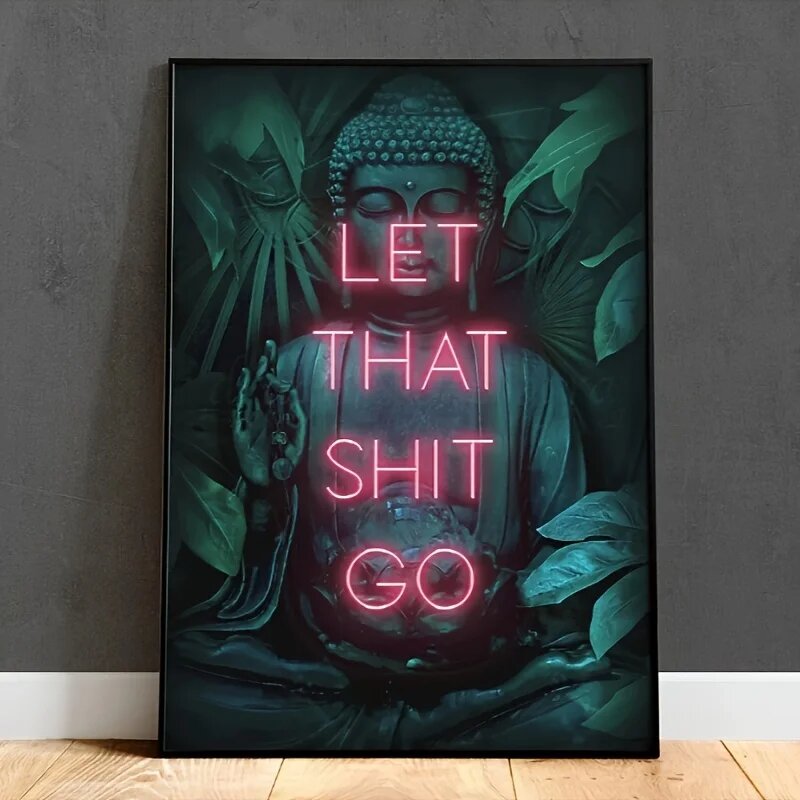 Настенный плакат Let That Shit Go AliPaint