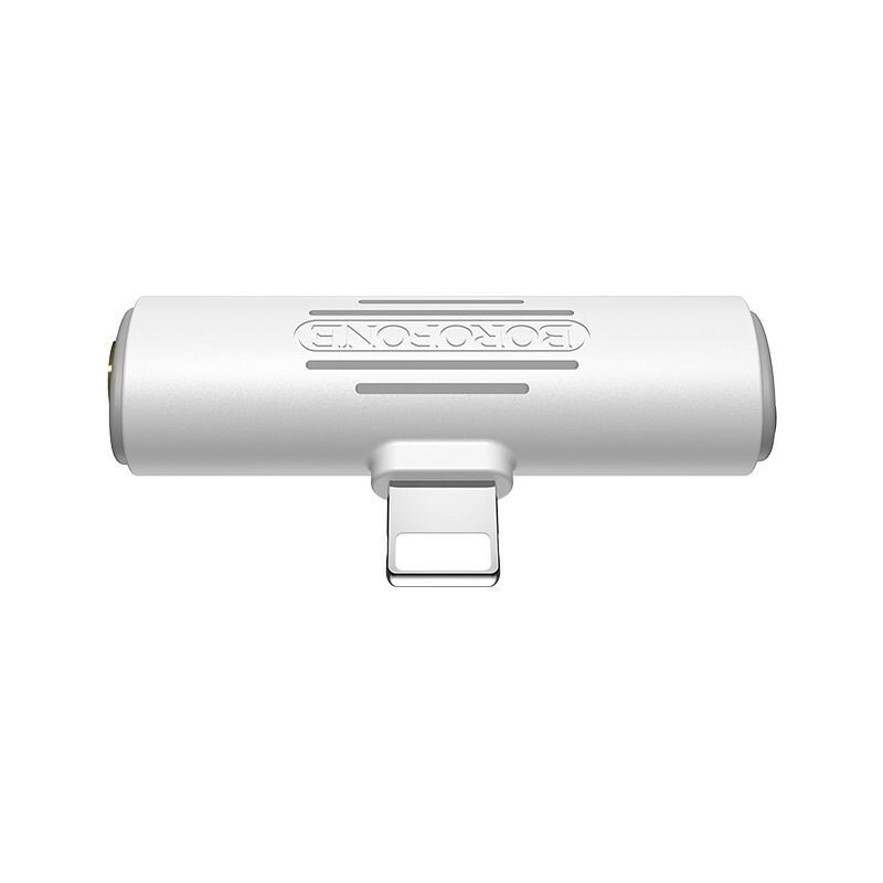 Адаптер audio для Lightning 8-pin Borofone BV7 (White)