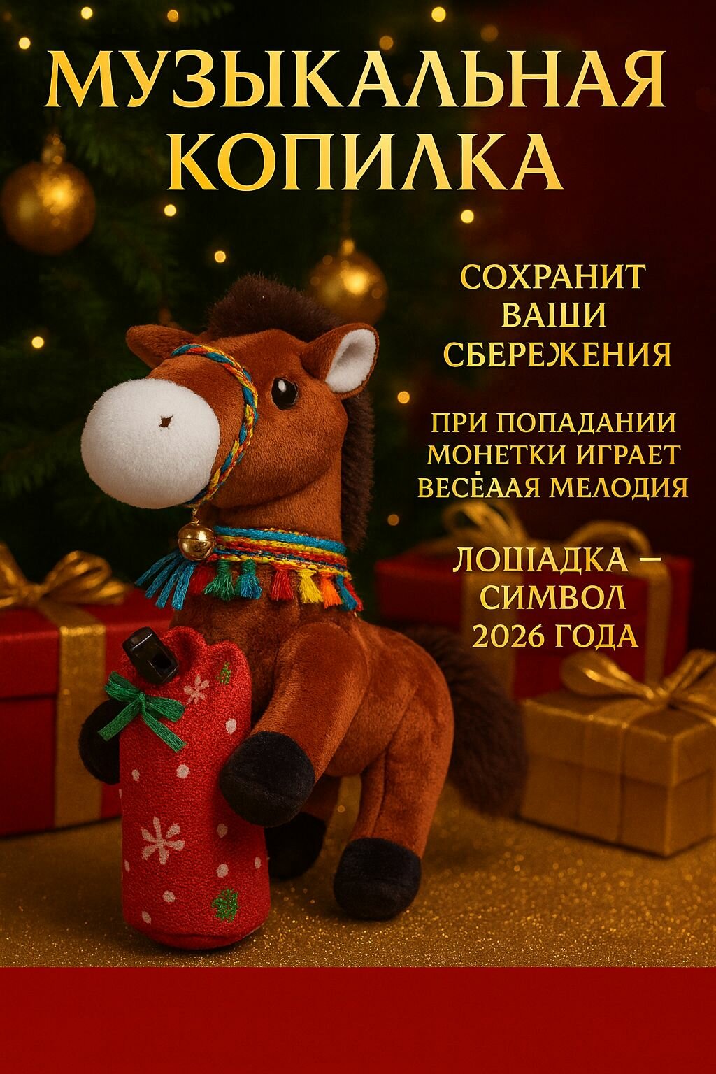 Музыкальная копилка Лошадка 2026