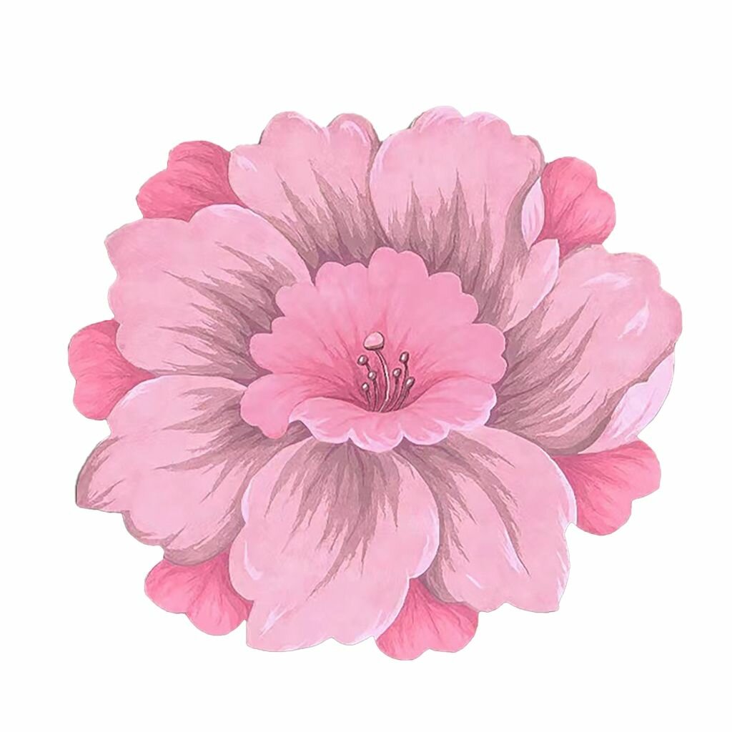 Цветочный ковер особой формы-flower 01