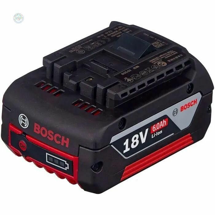 Аккумулятор BOSCH GBA 18V 6.0Ah PROFESSIONAL, литий-ионный, технология COOLPACK, совместим со всеми 18В инструментами, увеличенная емкость для длительной работы