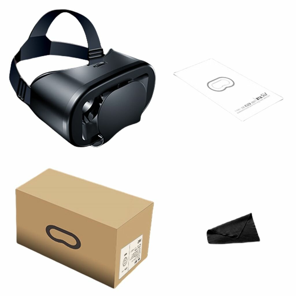 VR-аксессуар, Мобильный телефон виртуальной реальности VRx7s, 3d-очки, гарнитура, цифровые очки-Стандартное издание-этикетка