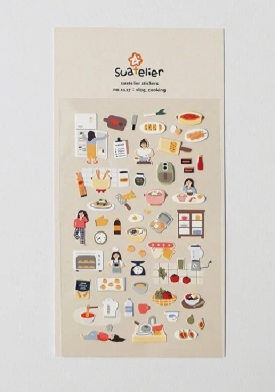Стикеры Suatelier Foods, vlogcooking