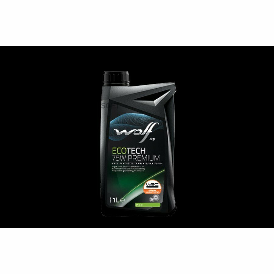 Масло трансмиссионное ECOTECH 75W PREMIUM 1L от официального дистрибьютора, WOLF OIL, артикул 1048869