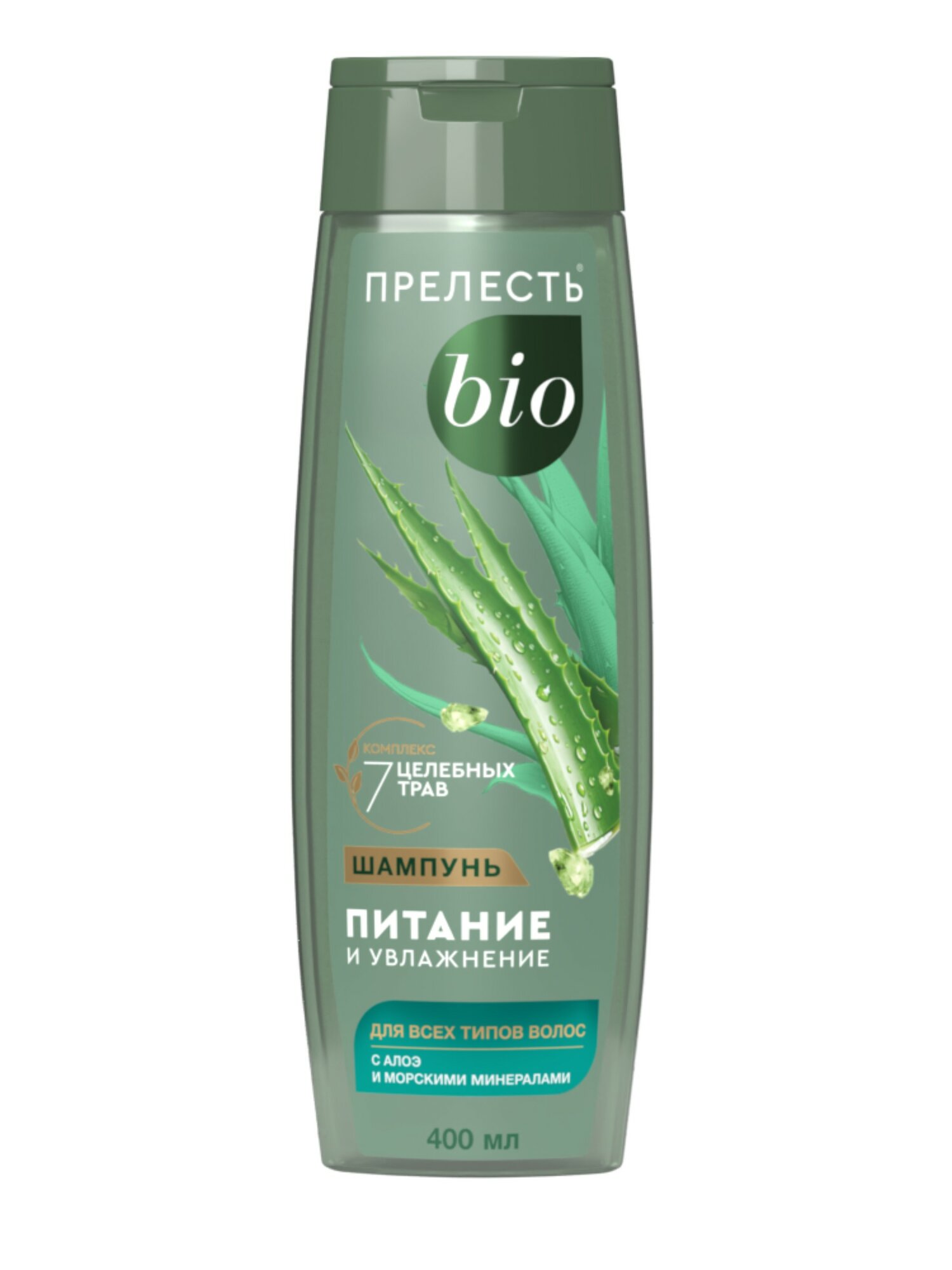 Шампунь Прелесть Био, Питание и увлажнение, для всех типов волос, 400 мл