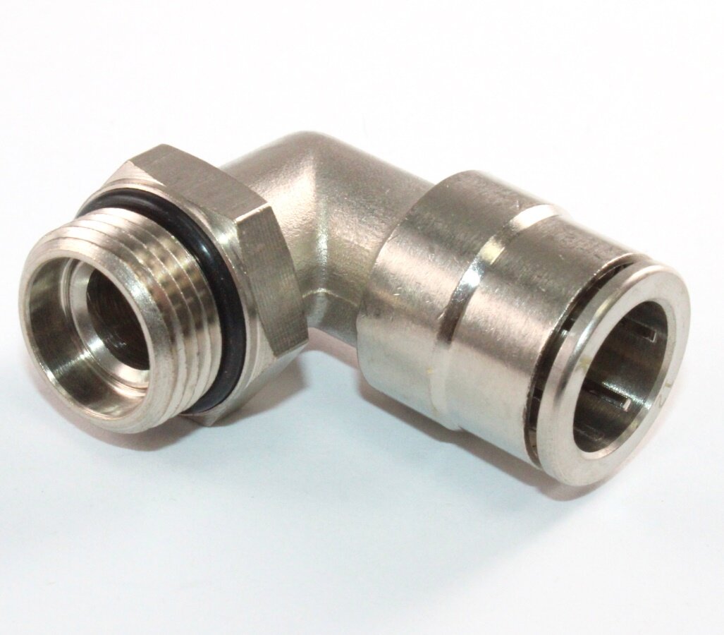 R6522 12-3/8, Фитинг цанга угл. поворот, Camozzi