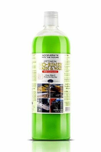 Optimum NO RINSE CAR WASH & Wax Шампунь, лубрикант, очиститель с воском, 950 мл
