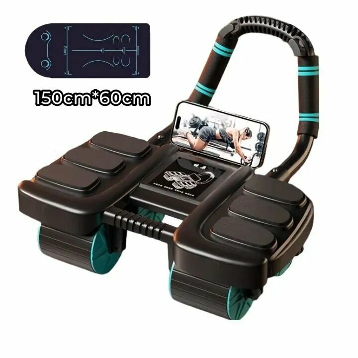 Ролик для пресса с четырьмя колесами