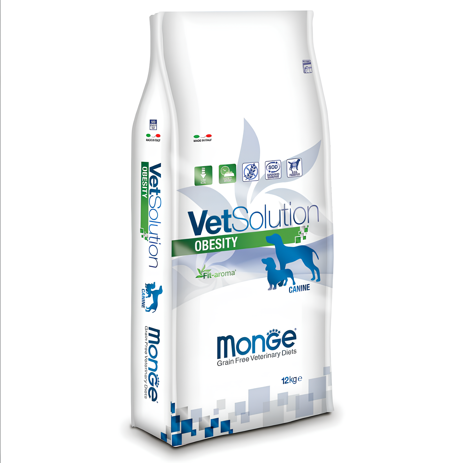 Monge VetSolution Dog Obesity Обесити диета для собак при избыточном весе 12 кг