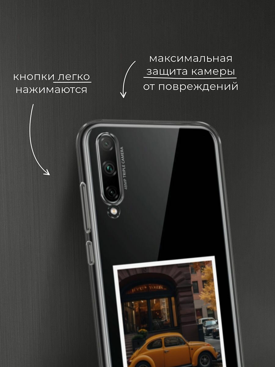 Силиконовый чехол на Honor 30i / Хонор 30i с принтом Осенний палароид — фото 1