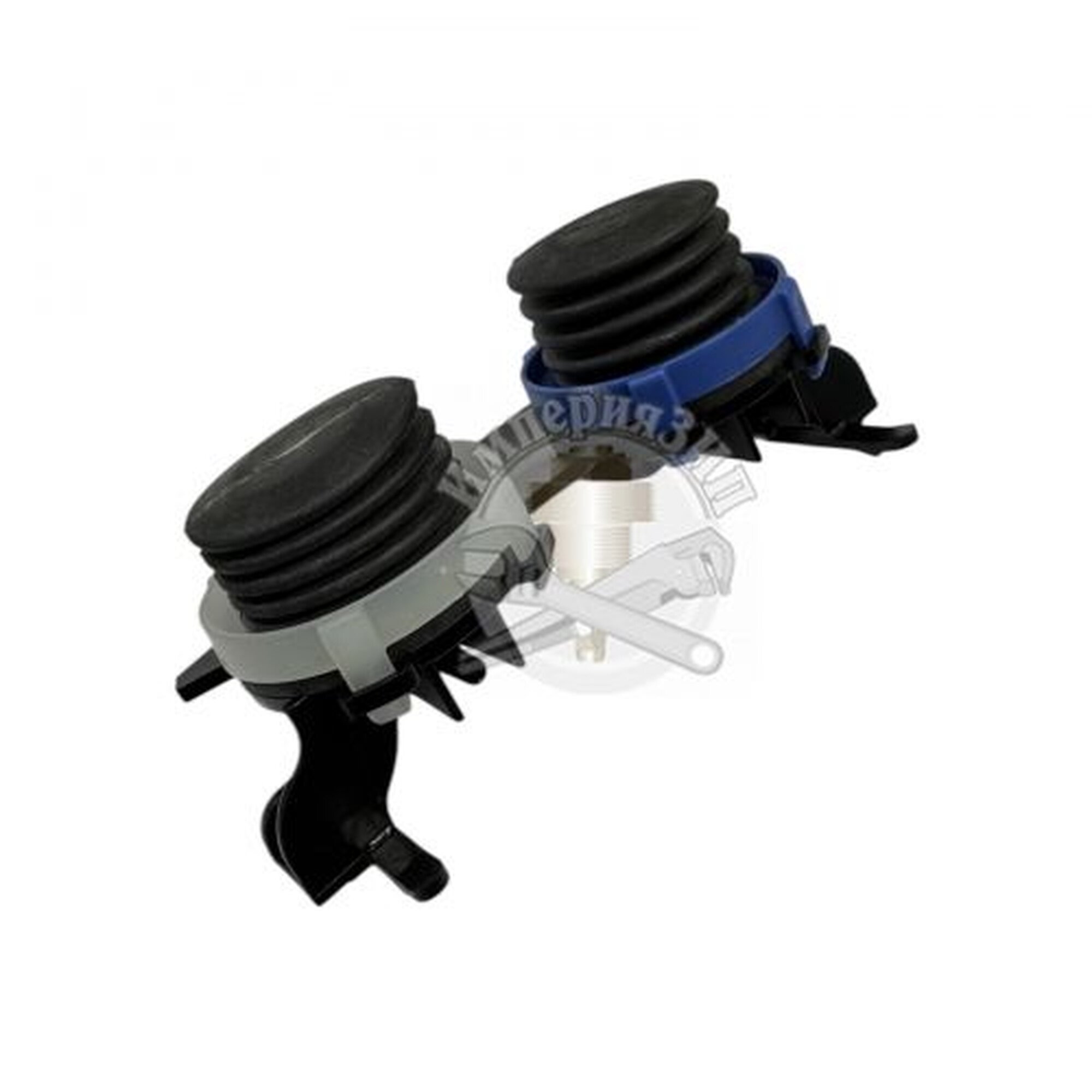 Пневматический блок OLI 033301, для смывного механизма, черный