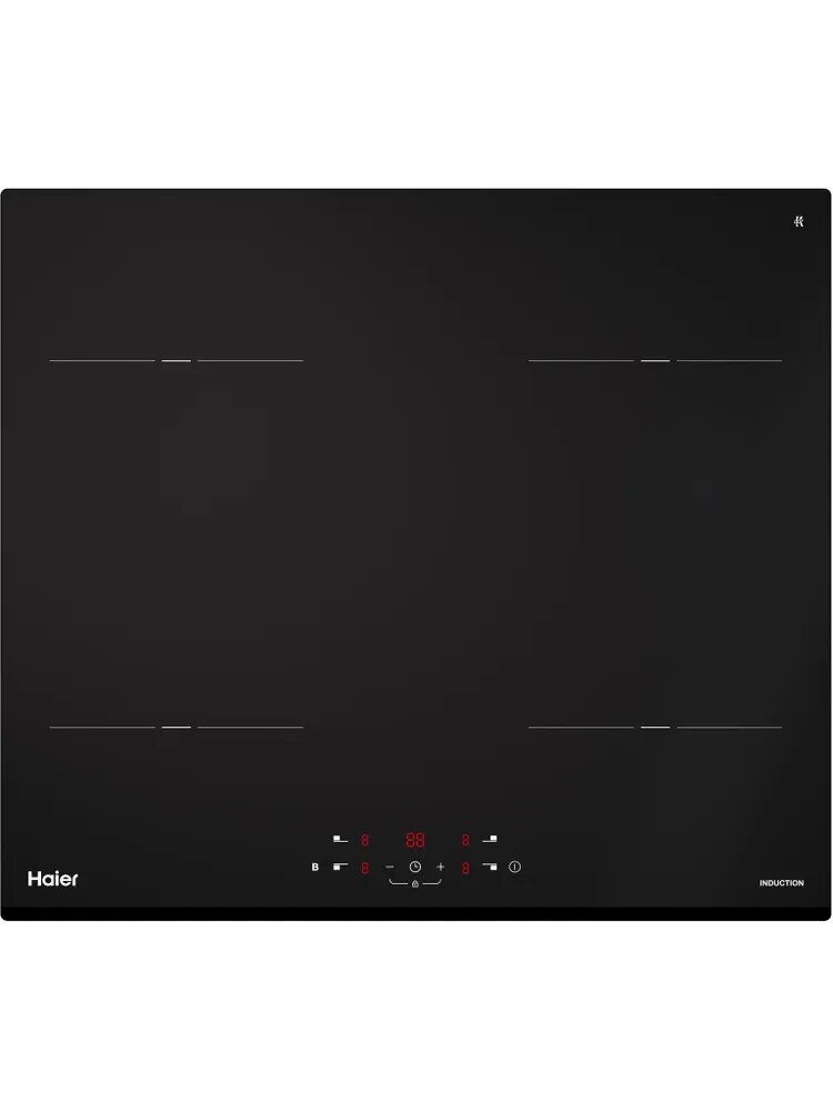 Варочная панель Haier HHY-Y64NPVB, 4 конфорки, индукционная, стеклокерамическая, черная