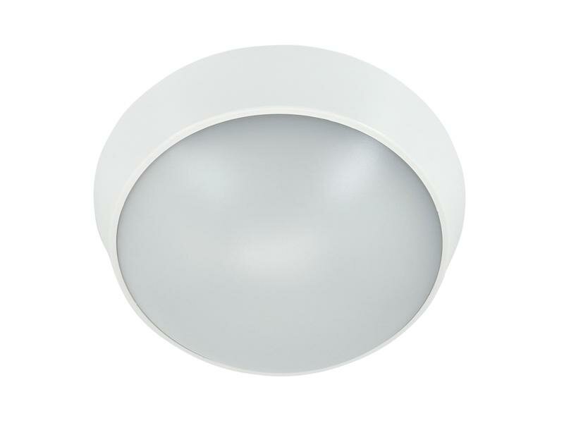 Светильник светодиодный WP 15 C 18W OP 840 D220 WH 220х80мм 18Вт 4000К IP65 ЖКХ круглый пылевлагозащ. бел. Русский Свет 15071524503