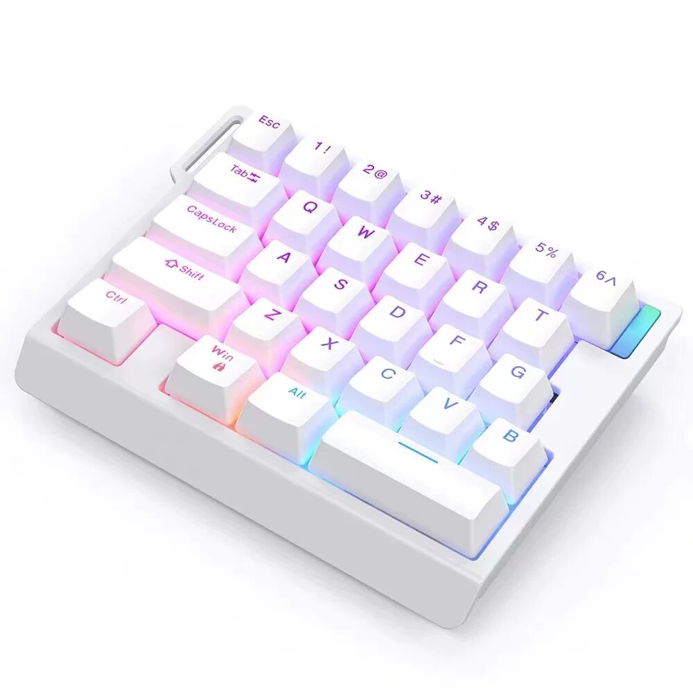 Магнитная клавиатура ZUOYA HE30 8K для гейминга, бесшумная, с быстрым откликом, одноручная клавиатура для FPS-игр