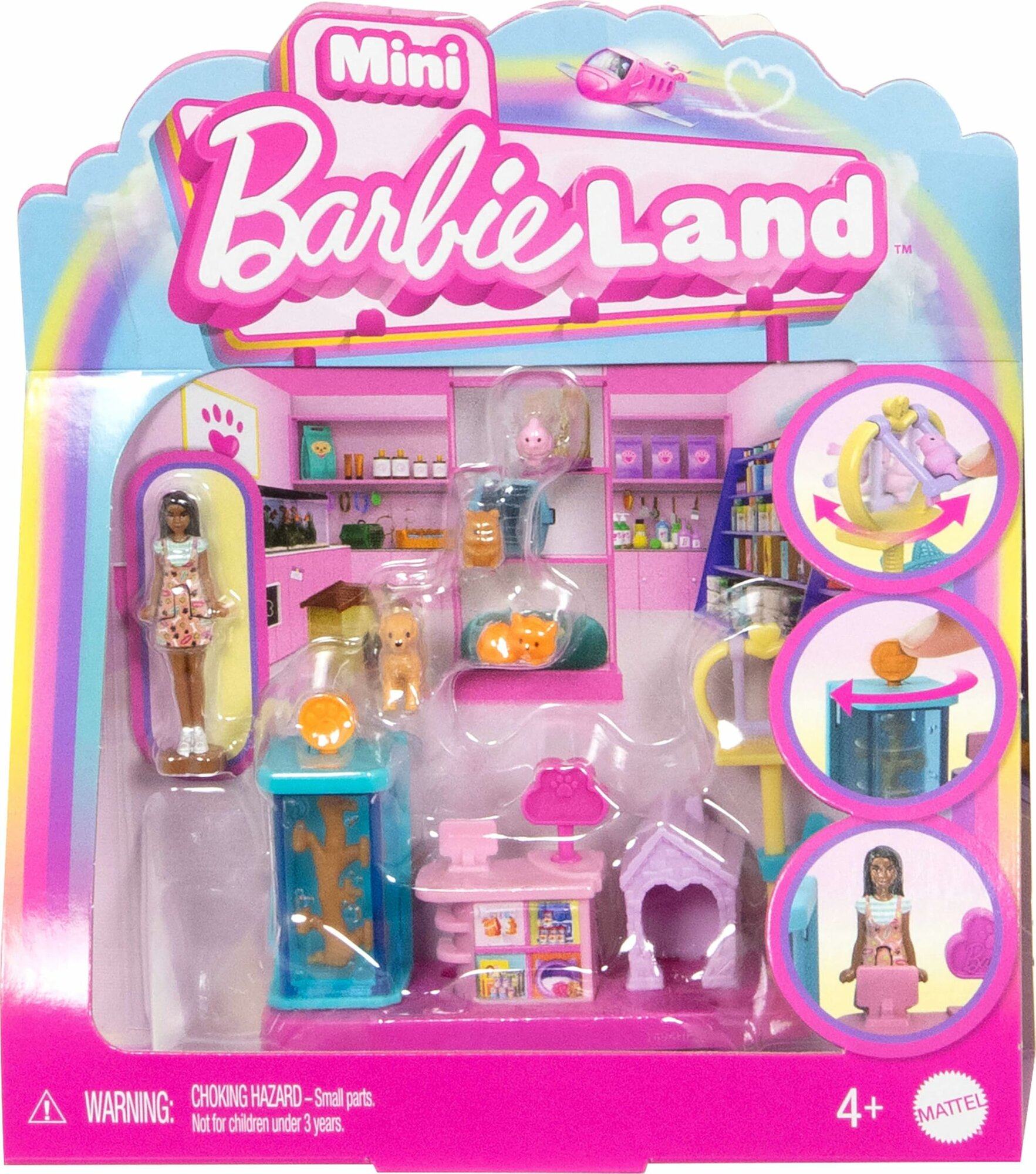 Куклы Mattel Barbie Mini BarbieLand / Мини-Барбиленд для Барби, Зоомагазин