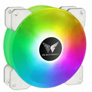 Вентилятор корпусный Ice Butterfly 90мм, 3-pin, Белый