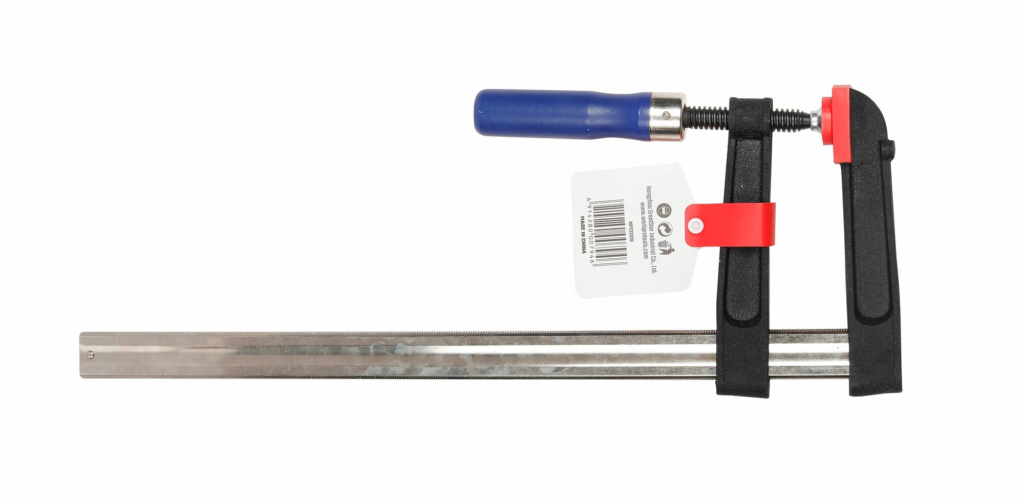 Струбцина тип F 120х400мм с деревянной ручкой WORKPRO