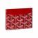 Визитница Goyard, красный