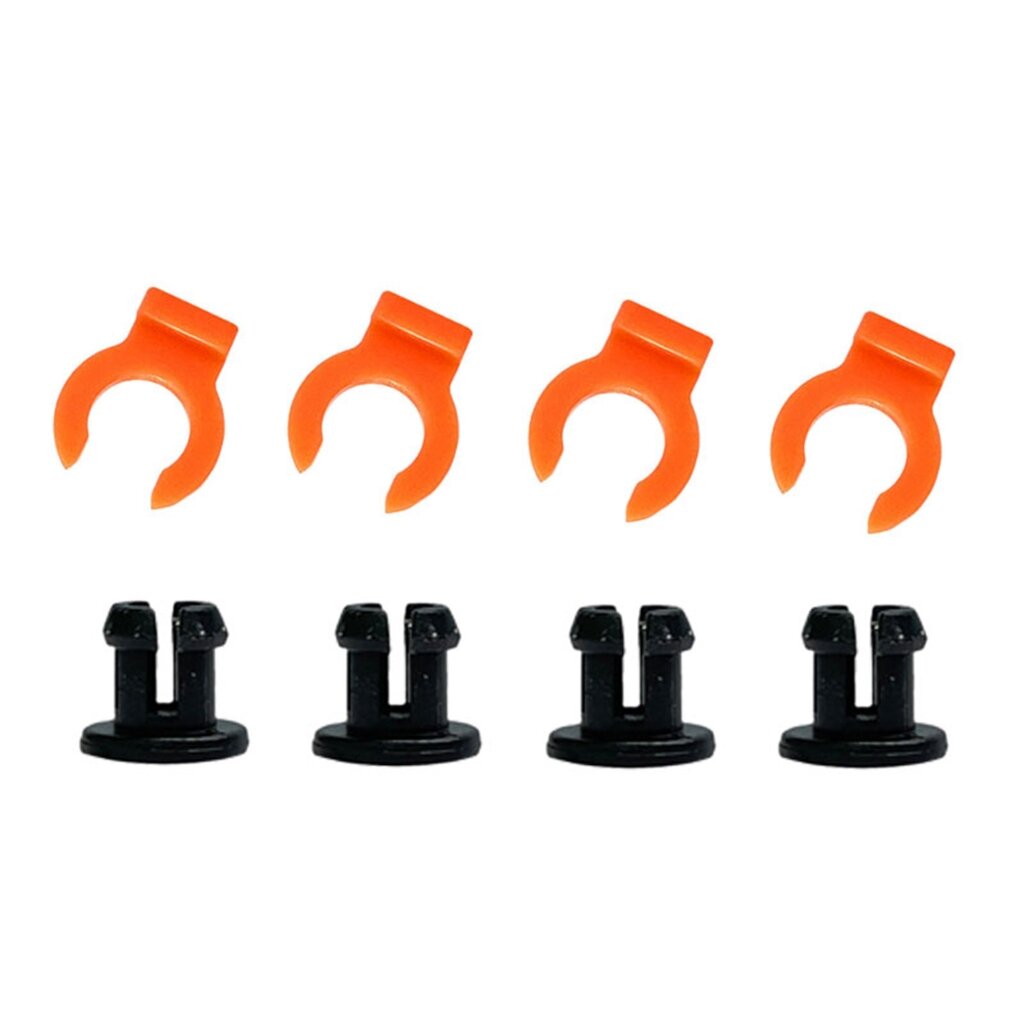 4Pair PTFE Tube Couplers 4mm Quick Connect Fittings for 3D Printing Accessories