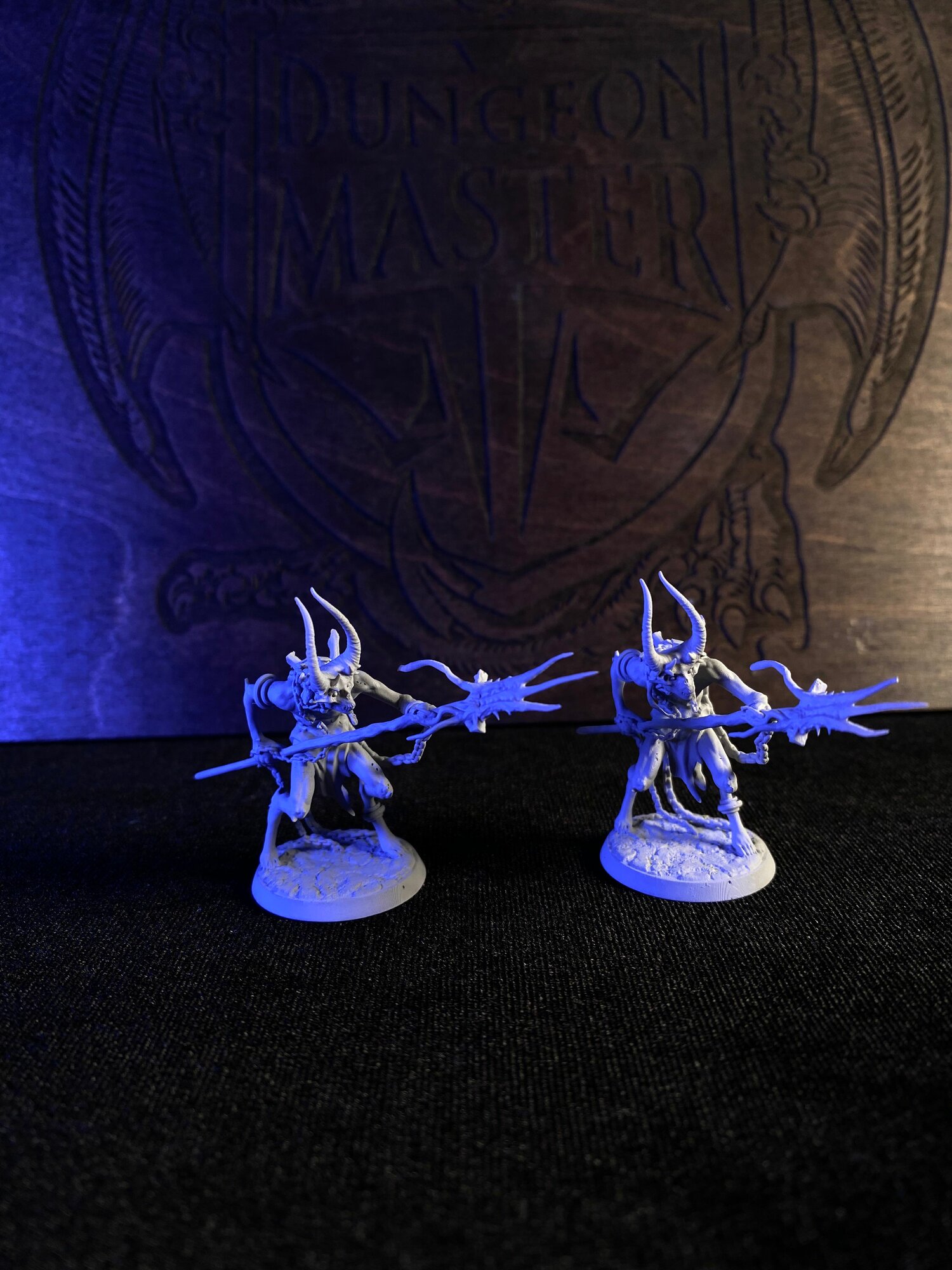 Два беса - Миниатюра для настольных игр DnD, ДнД, Dungeons & Dragons, Pathfinder.