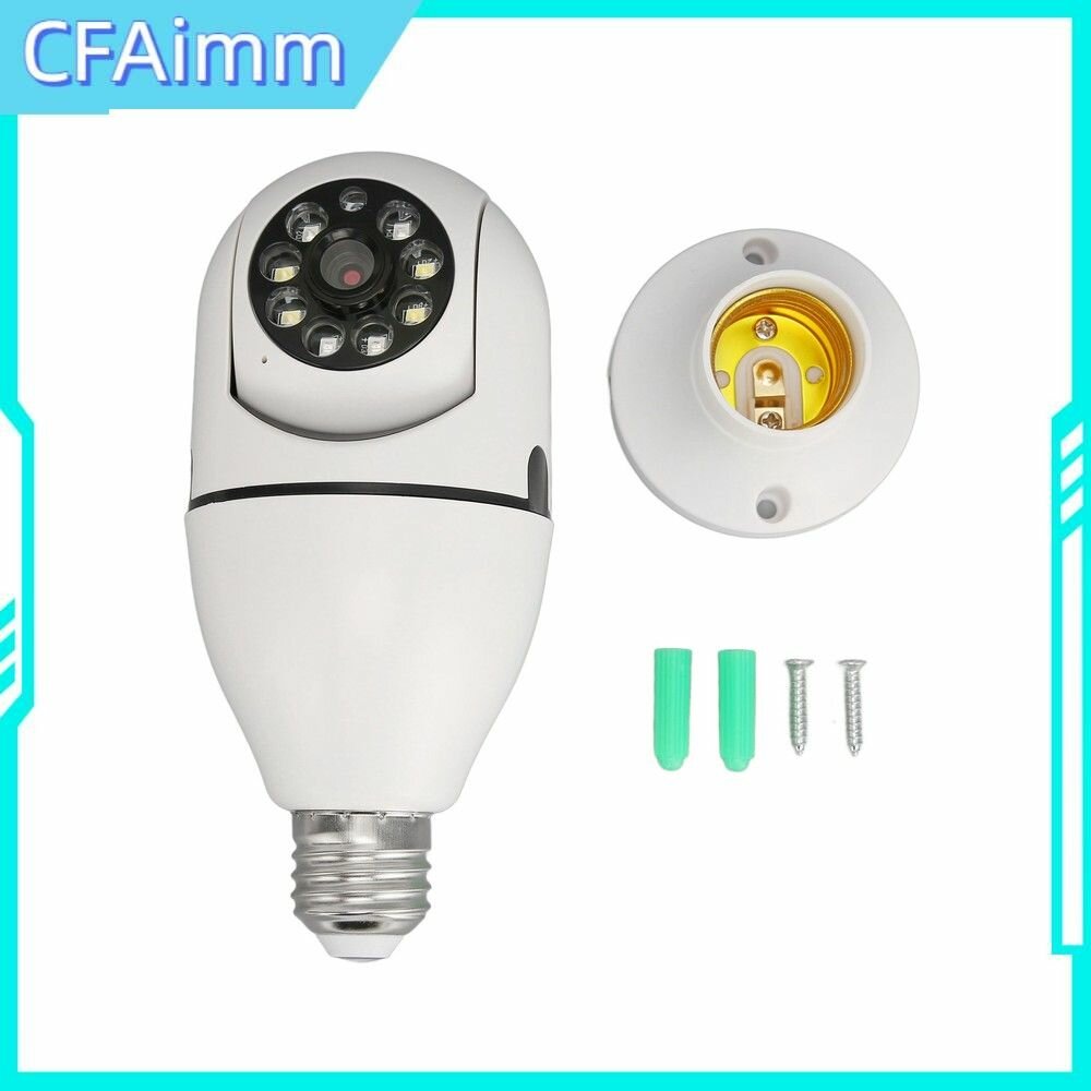 Лампочка-камера 1080P, 360