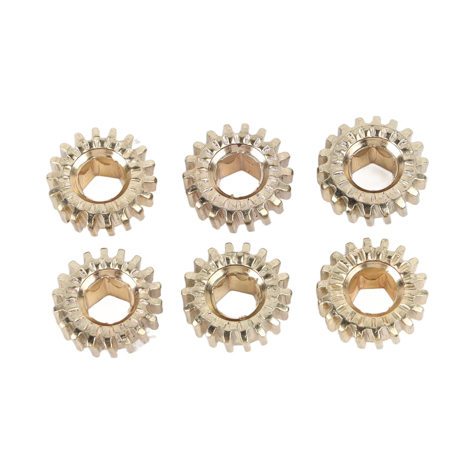 6pcs гитарный тюнер колышко переворачивает металлическая шестнадцатеричная шестерцовая шестерня для народной классической электрогитары золото