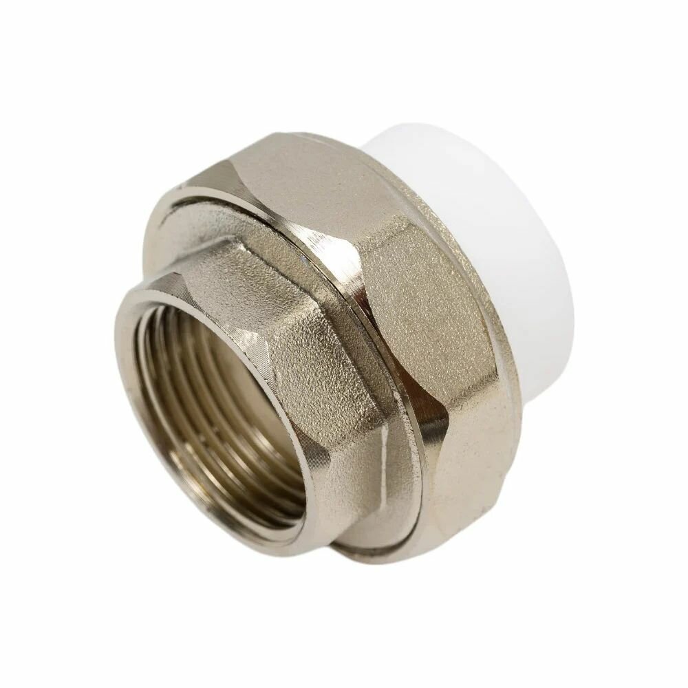 Разъемная муфта PPRC MeerPlast Дн25х20 Ру25 белая внутренняя резьба D200-00496