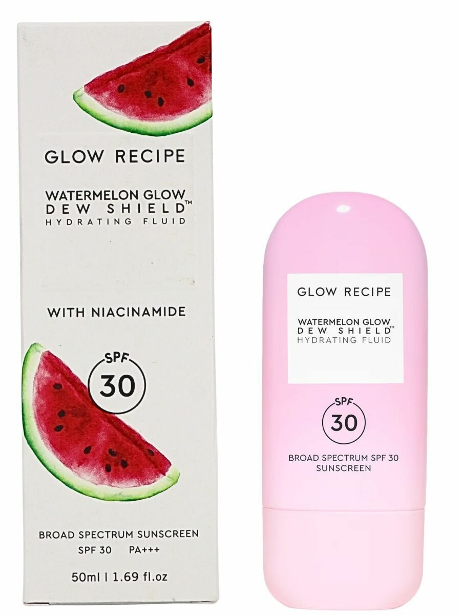 Glow Recipe солнцезащитный крем для лица с сиянием и ниацинамидом, Watermelon Glow SPF30 50ml