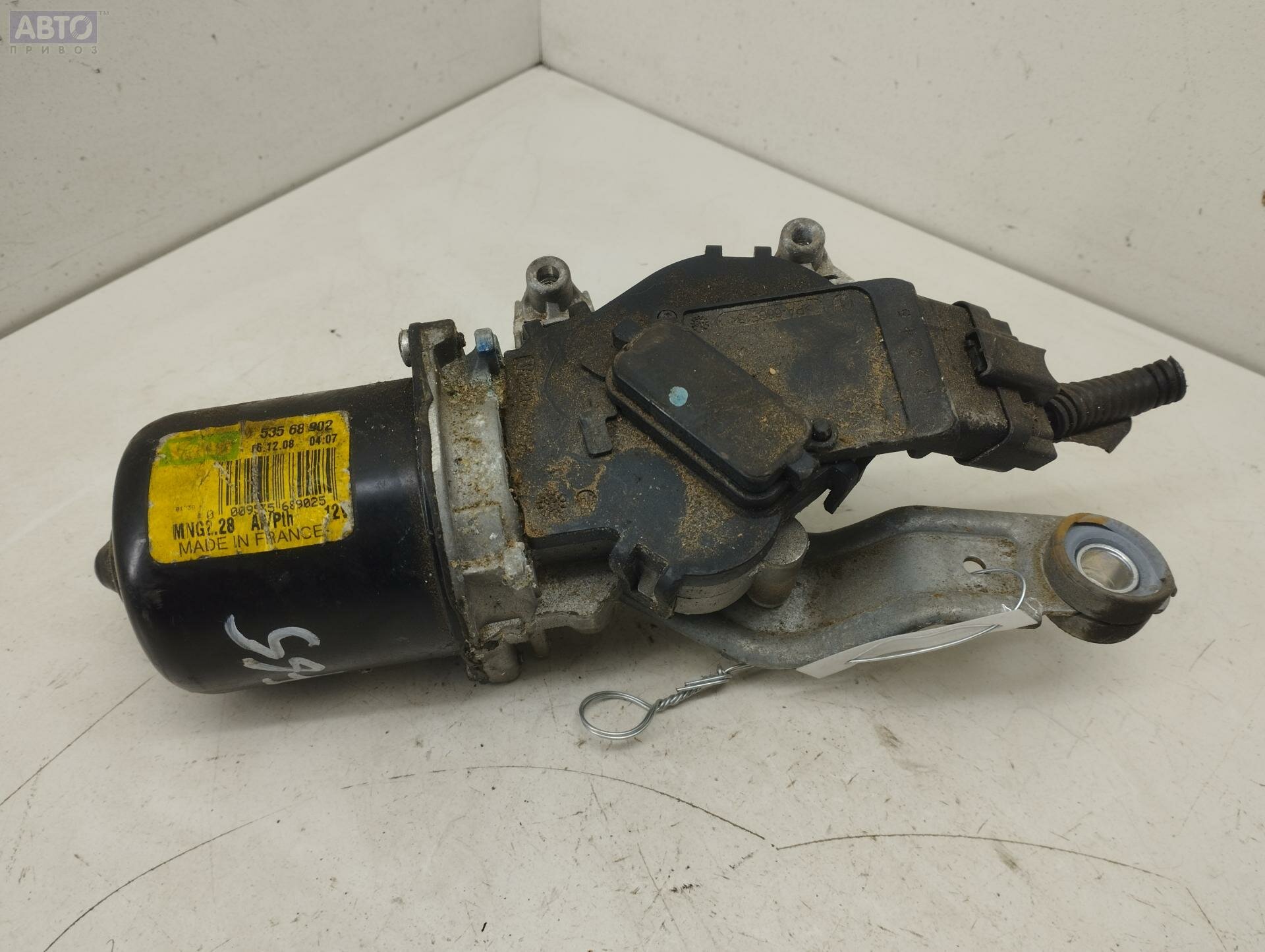 Двигатель стеклоочистителя переднего (моторчик дворников) Nissan Note