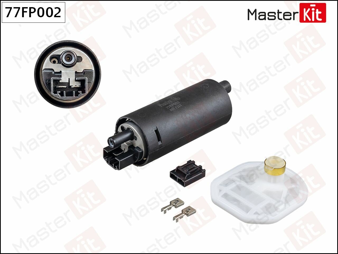 Насос топливный Opel Astra FT92Omega BV94Zafira AT98 91-05 3bar MasterKit 77FP002