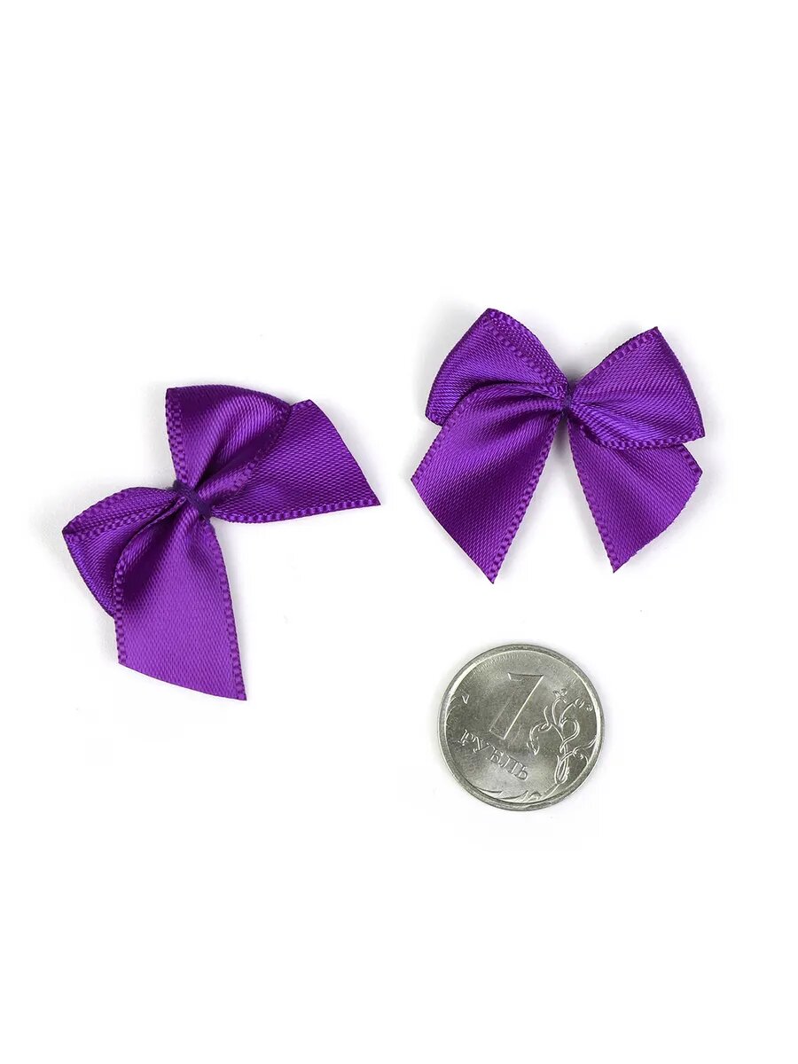 Бантики для рукоделия 100 шт 1,5 см