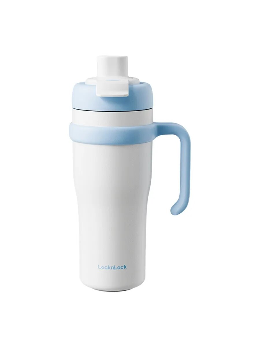 Термокружка Lock and Lock Giant 1000мл белая, керамика