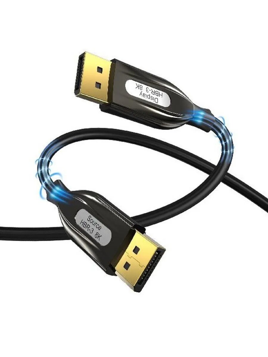 Оптический кабель 8K DisplayPort 1.4, 144Гц, HDMI