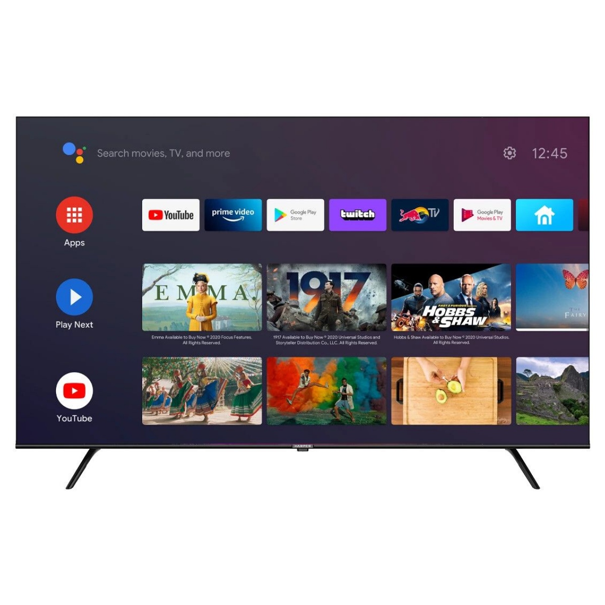 ЖК-телевизор Harper 75U770TS черный, 75", SmartTV, IPS, 4K Ultra HD