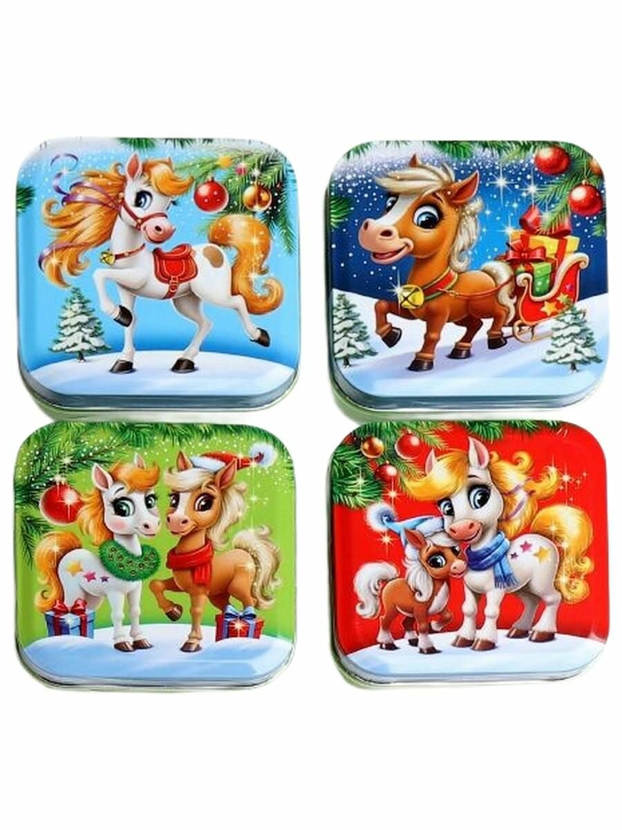 Монпансье леденцовая карамель Лошадки 24 шт. по 60 гр