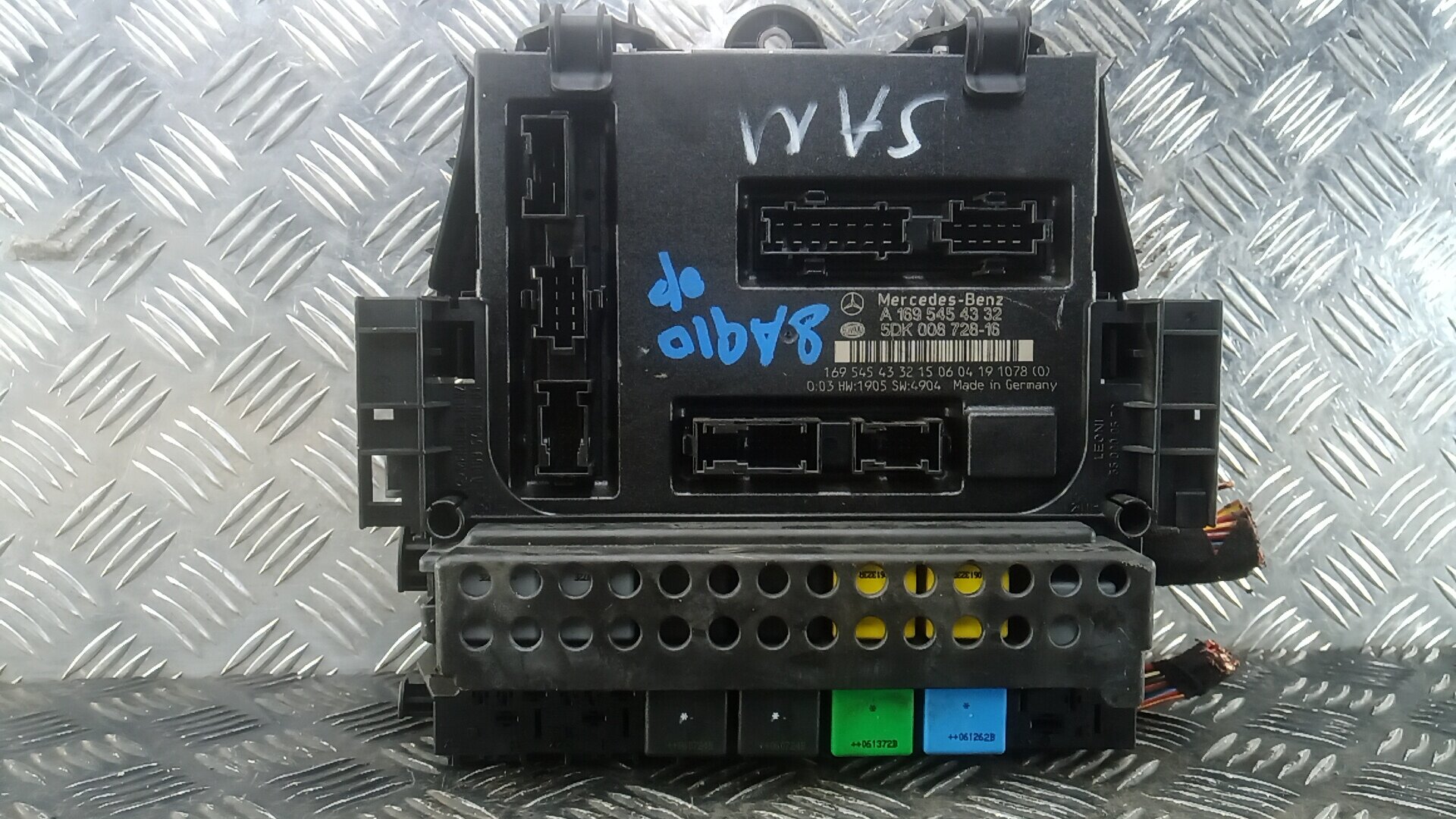 Блок SAM MERCEDES BENZ B-CLASS W245, Номер A 169 545 43 32, 5DK 008 728-16