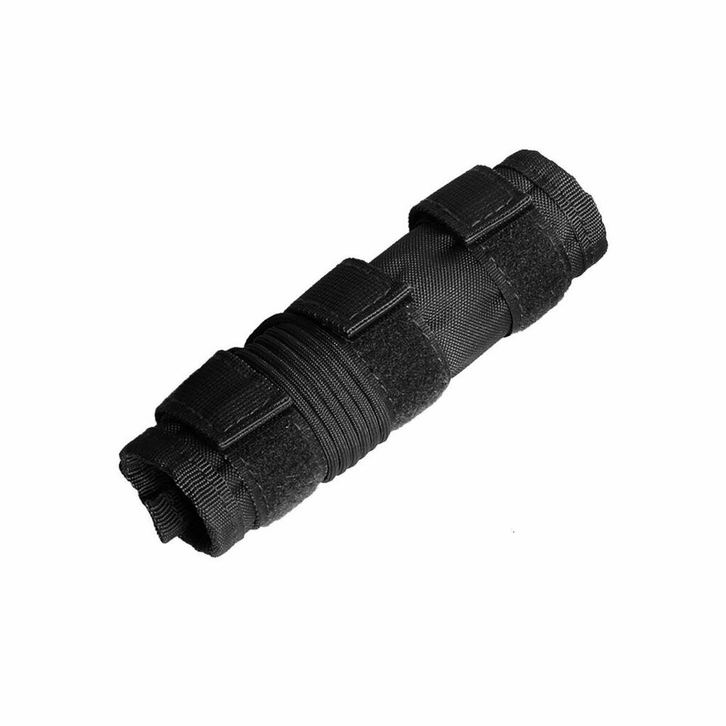 Чехлы для глушителей из нейлона, 6 дюймов Черный