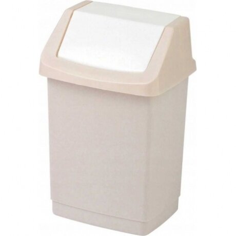 Контейнер для мусора клик-ит 50л бежевый