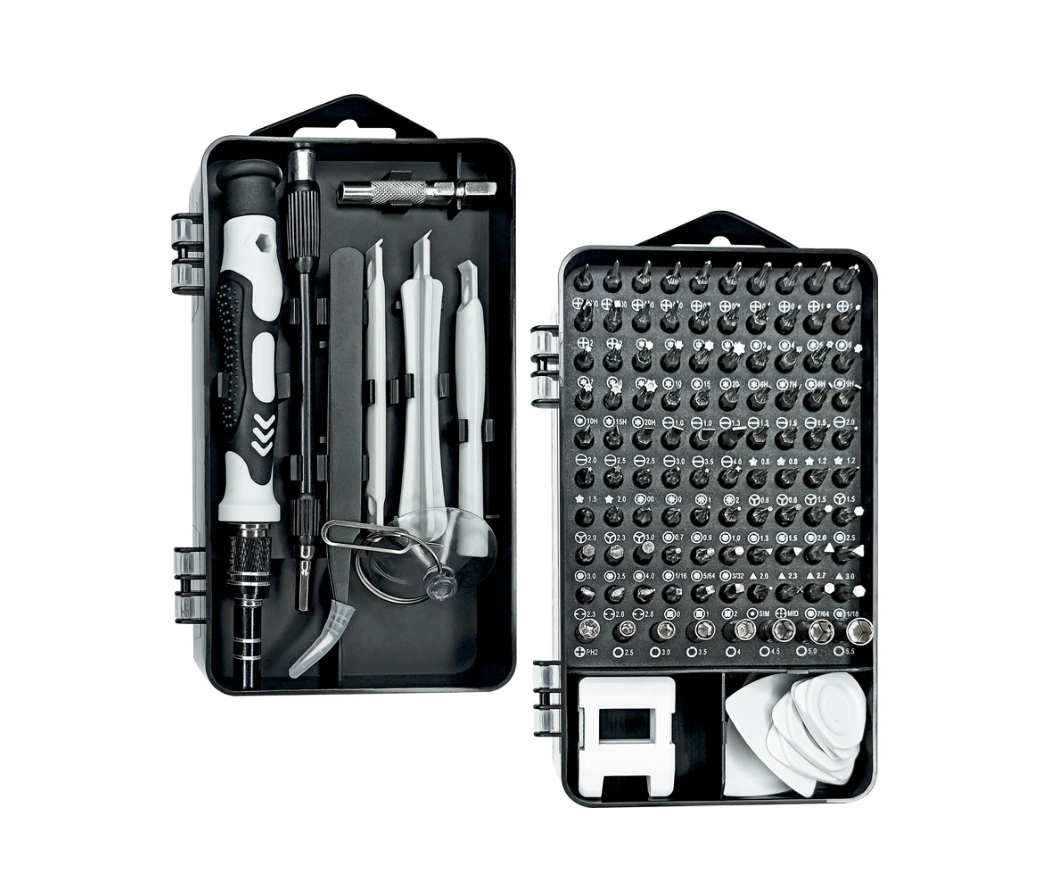 Набор отверток для ремонта мобильных телефонов, смартфонов, ноутбуков и техники, 115 предметов